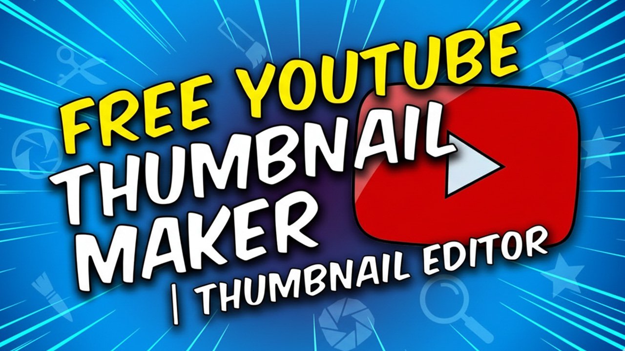 Thumbnail Maker | Free YouTube Thumbnail Generator | Thumbnail Editor